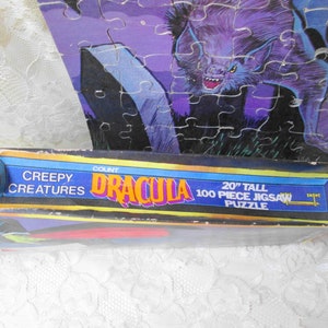 Creepy Creatures Dracula Puzzle Large 20" Dracula Monster Jigsaw Puzzle ...