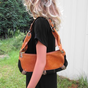 Leather Suede Snake Skin Shoulder Strap Purse Vintage Angelo Carbotti ...