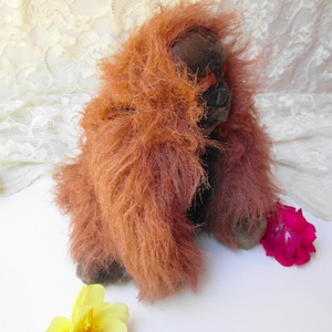 Plush Stuffed Ape Monkey Doll Toy Vintage Furry Chosun International ...