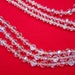Austrian AB Crystal Necklace Bracelet Set Vintage Multi Strand Aurora ...