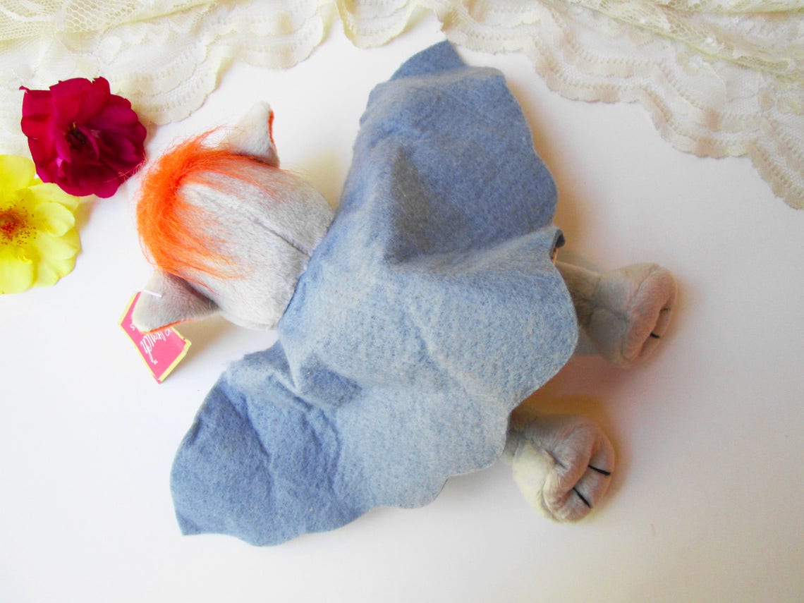 Plush Vampire Doll Toy Vintage Stuffed Vampire Monster Doll W | Etsy