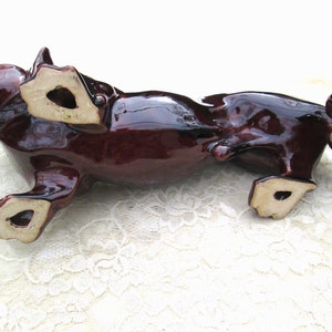 Porcelain Brown Dachshund Wennier Dog Royal Haeger Wennie Dog Figure ...