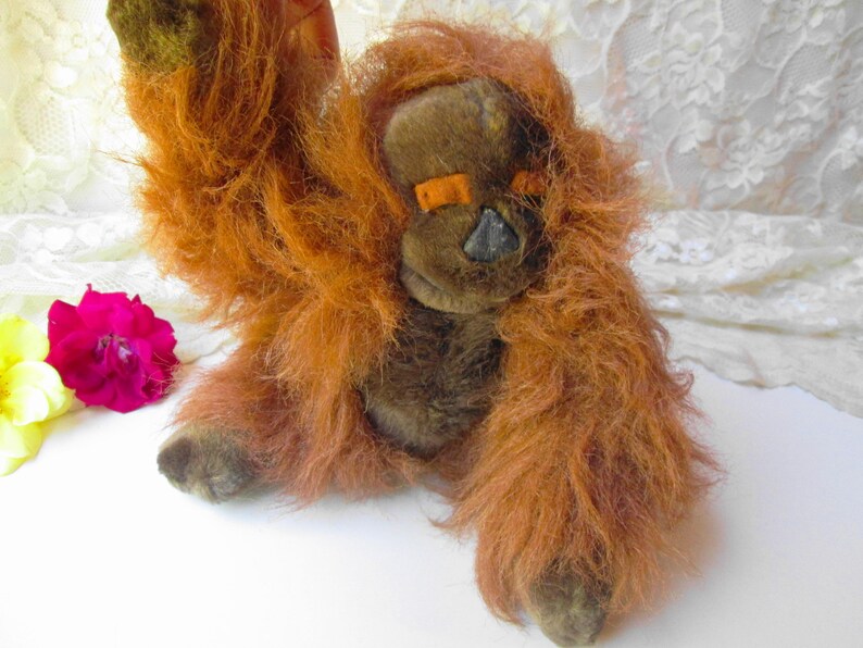 Plush Stuffed Ape Monkey Doll Toy Vintage Furry Chosun | Etsy