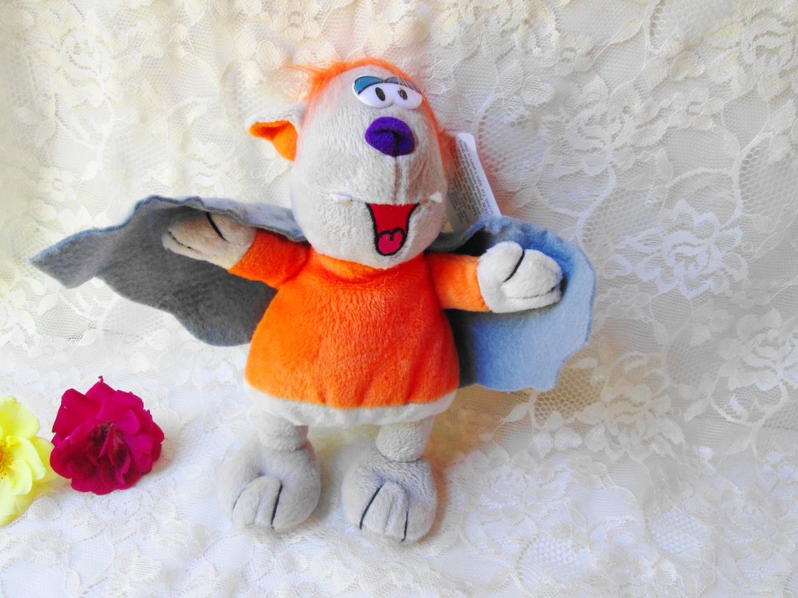 Plush Vampire Doll Toy Vintage Stuffed Vampire Monster Doll W | Etsy