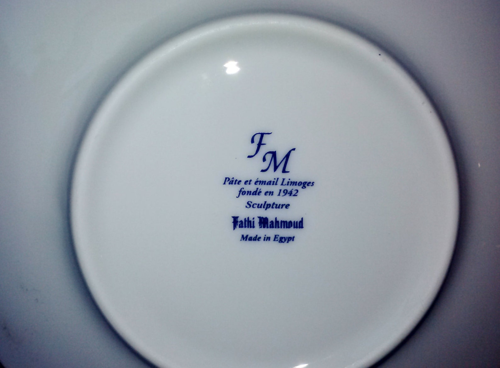 Fathi Mahmoud Porcelain Egyptian Limoges Sculpture Collectable | Etsy