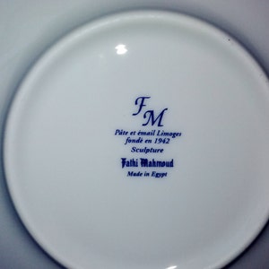 Fathi Mahmoud Porcelain Egyptian Limoges Sculpture Collectable | Etsy