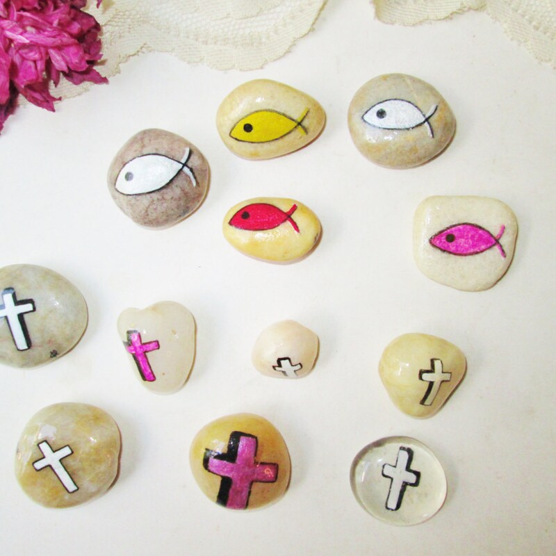 Christian Painted Rocks - Etsy