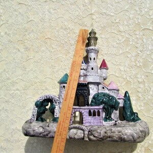 Large Fish Aquarium Storybook Castle Figure Rock Scene 13 Porcelain ...