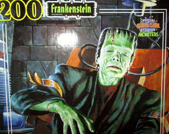 Frankenstein Monster Jigsaw Puzzle Toys Unopened 14x18 Large Sealed ...
