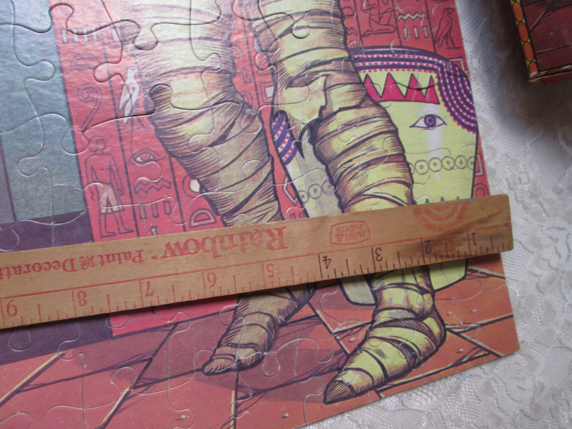 Mummy Creepy Creatures Jigsaw Puzzle Complete 100pc Large - Etsy