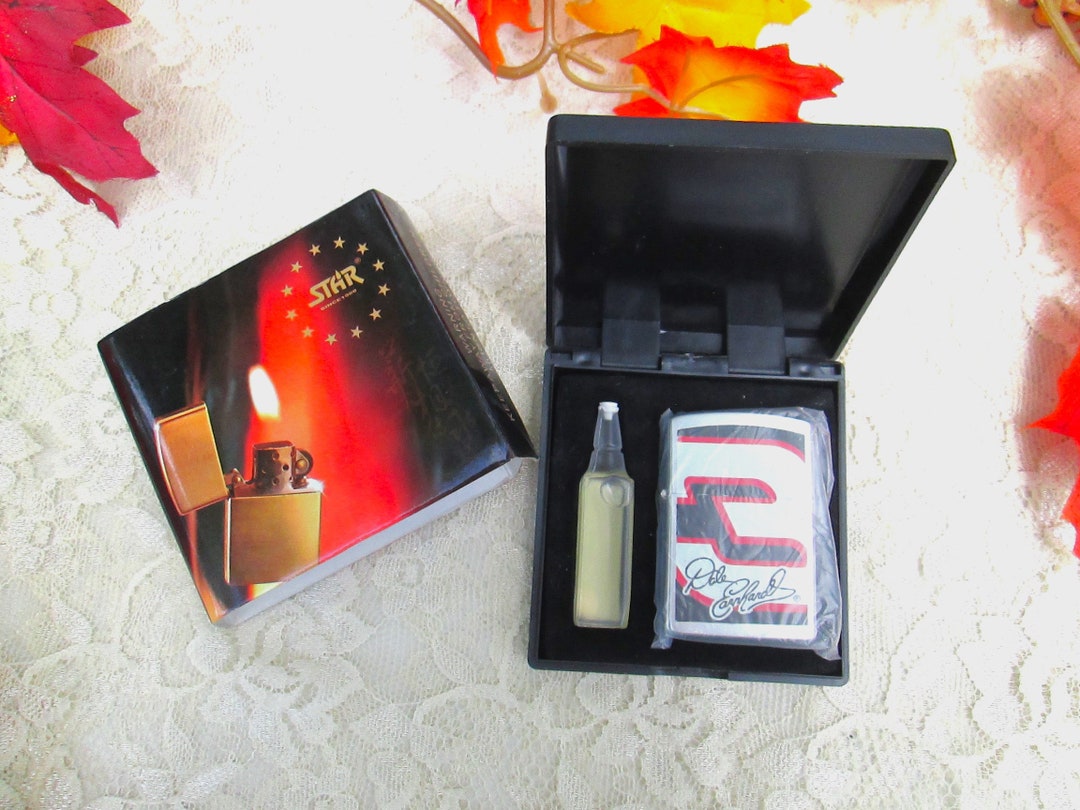 NASCAR Dale Earnhardt #3 Lighter Signature Set With Fluid N New Old ...