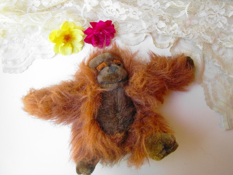 Plush Stuffed Ape Monkey Doll Toy Vintage Furry Chosun | Etsy