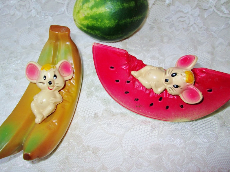 Mouse Bank Mouse on Yellow Bananas Fun Novelty Bank Kid Child | Etsy