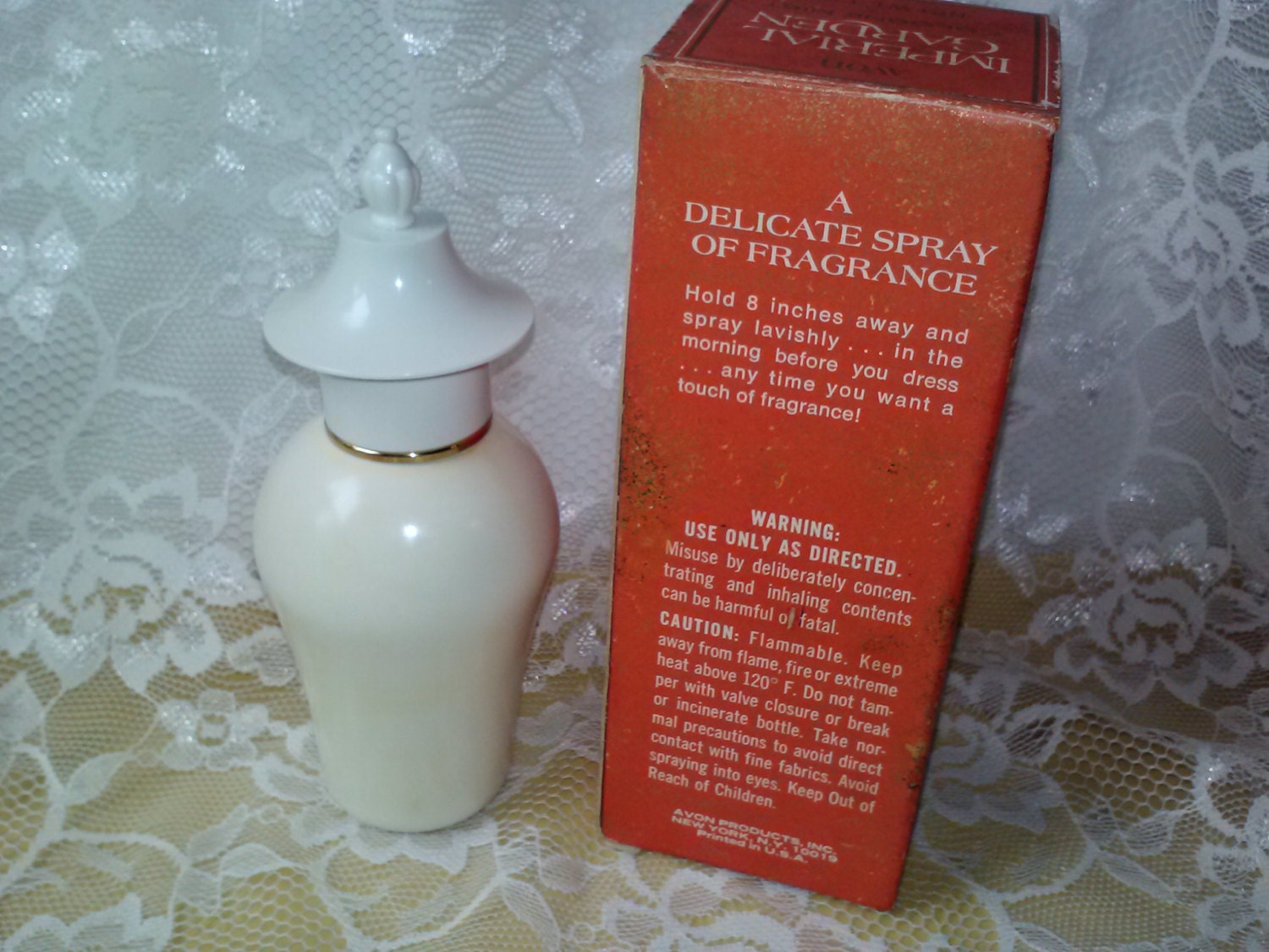 Avon Imperial Garden Cologne Perfume Mist Full Vintage Perfume Large 3 ...