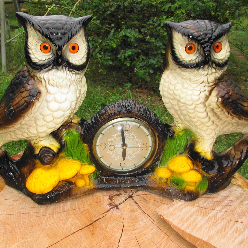 Owl Clock - Etsy