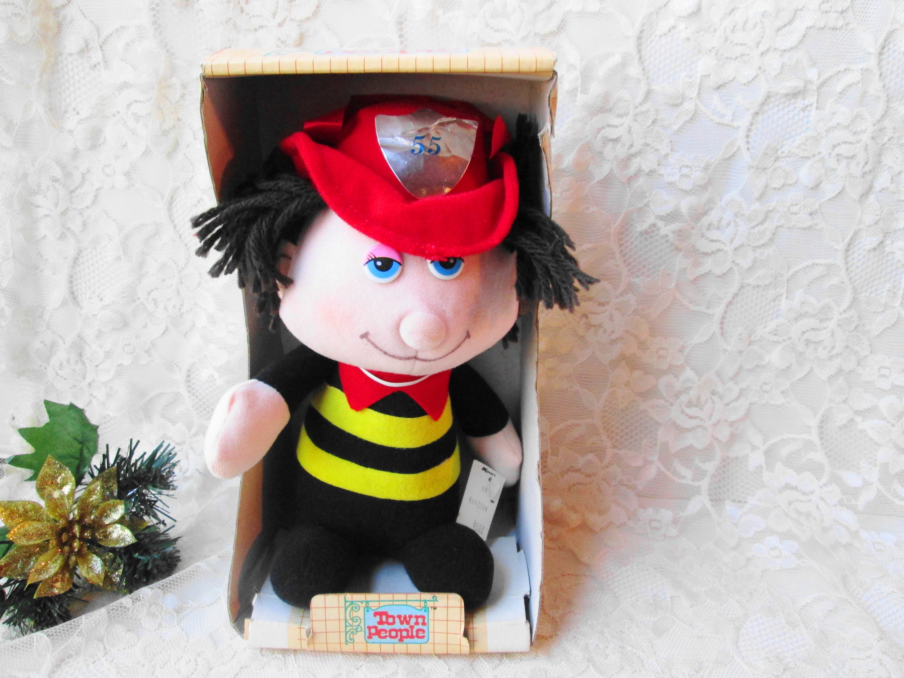 Plush Fireman Doll NIB NOS Rare Town People Boy Soft Stuffed - Etsy Ireland