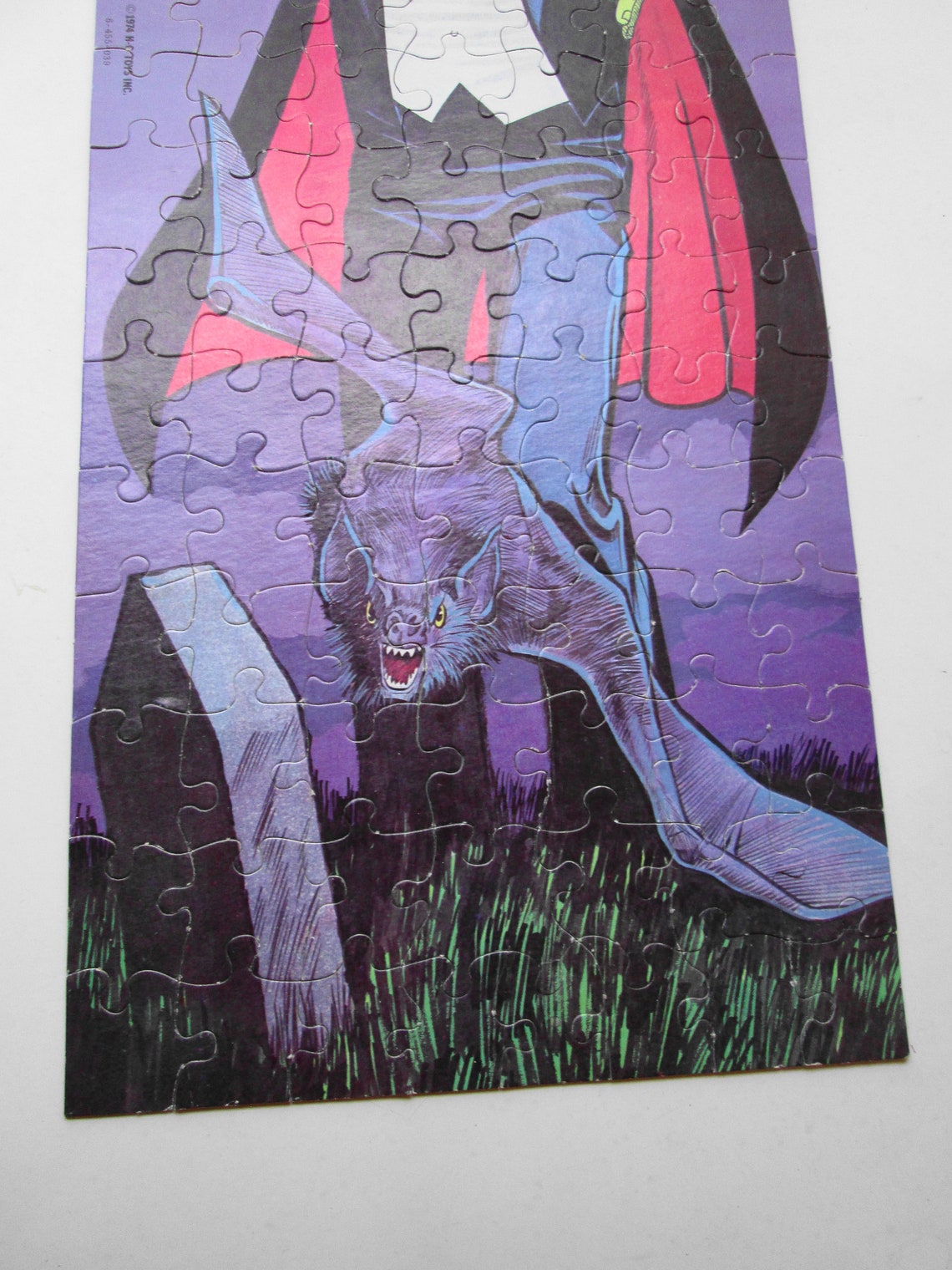 Rare Creepy Creatures Dracula Monster Jigsaw Puzzle Complete W - Etsy