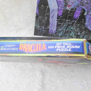 Creepy Creatures Dracula Puzzle Large 20" Dracula Monster Jigsaw Puzzle ...