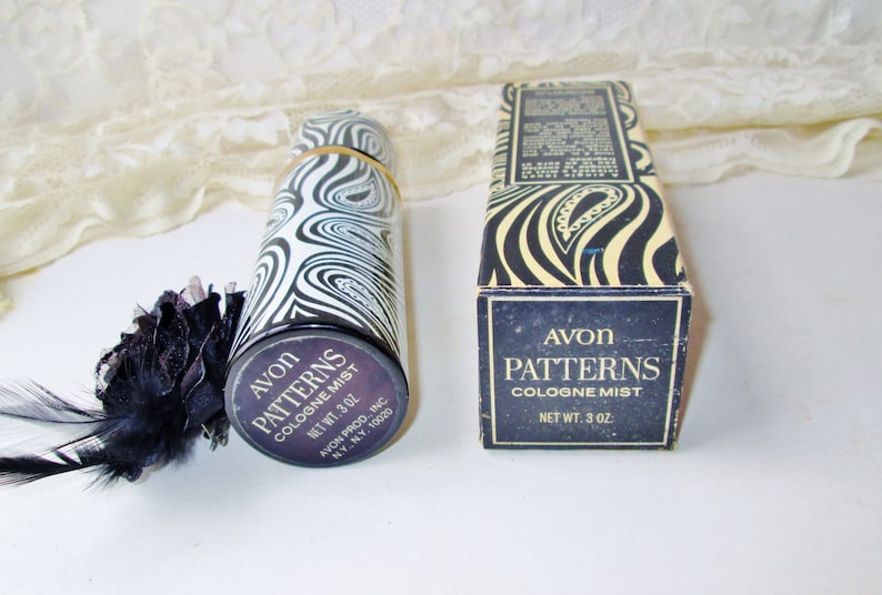 Avon Patterns Perfume Cologne Vintage 3oz Spray Mist Original | Etsy