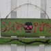 Halloween Skeleton Skull Snake Original Primitive Folk Art Spare Parts ...