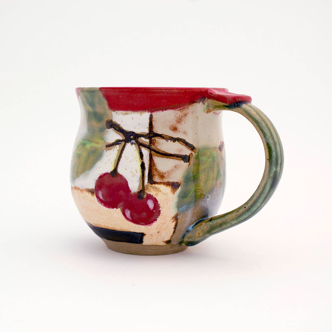 Mug Handmade Ceramic: Cherry, Made to Order - Etsy
