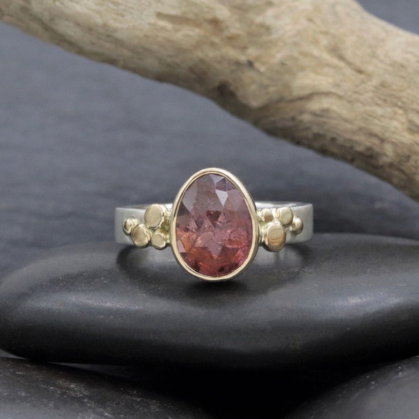 Gold Pebble Ring - Etsy