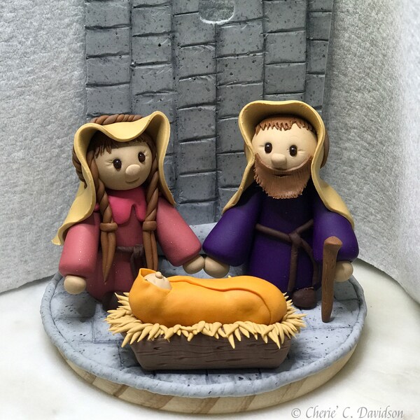 Polymer Clay Baby Jesus - Etsy