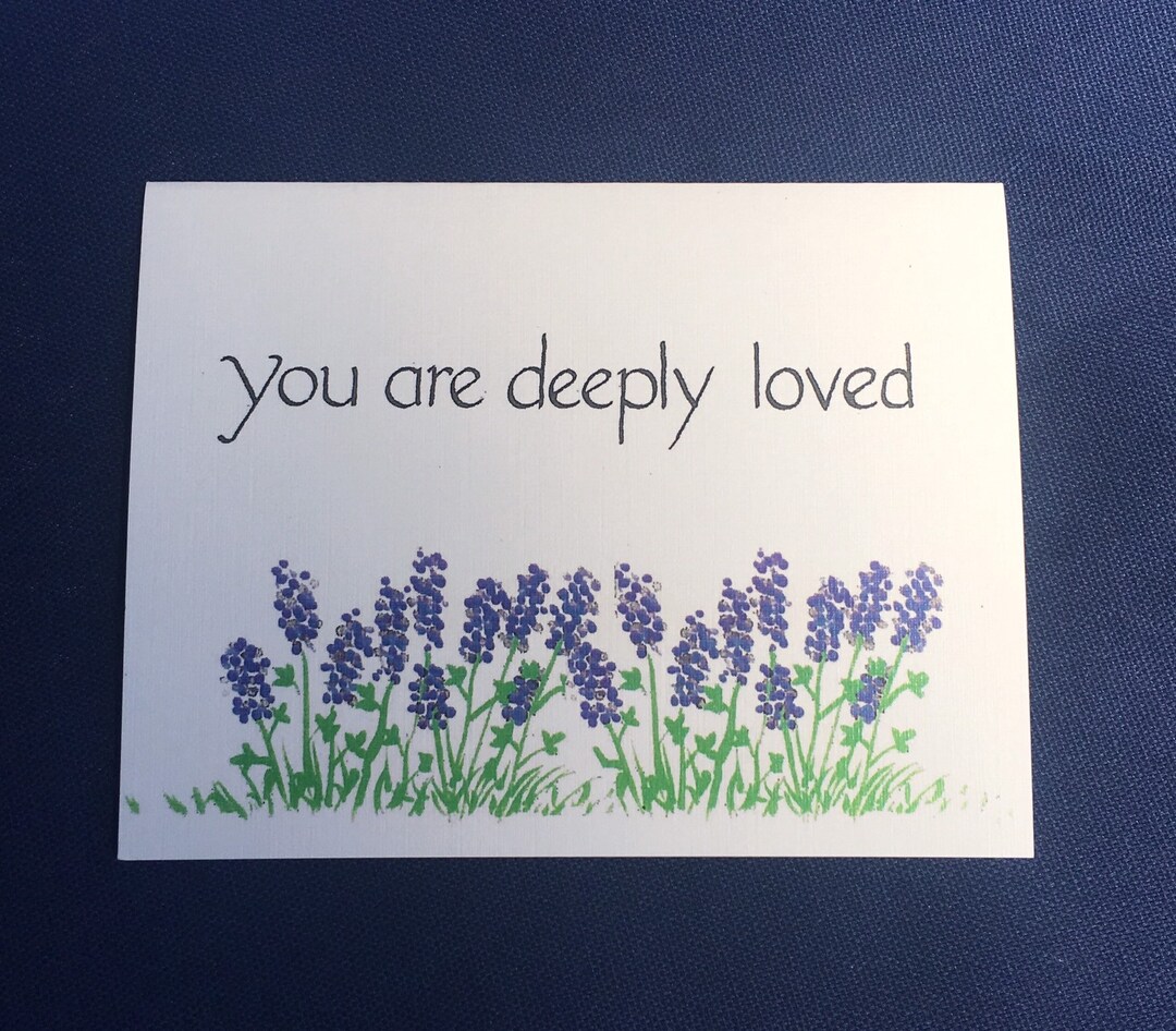 You Are Deeply Loved - 5 Cards With Matching Envelopes - Etsy