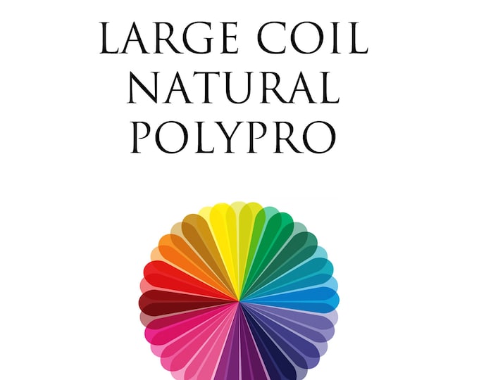 Natural Clear Polypro Tubing LARGE Coil 5/8 and 3/4 - Etsy