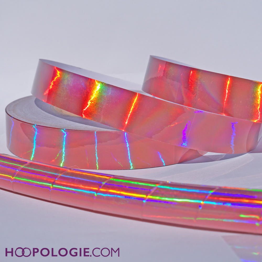 BLUE RAINBOW Holographic Hoop Tape 1 Width - Etsy