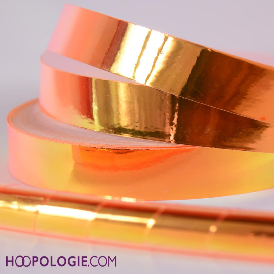 UV ORANGE SUPERFLY Transparent Color Changing Decorative Tape (3/4" or ...