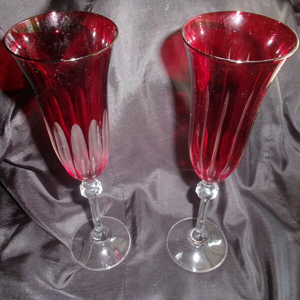 Red Flutes - Etsy