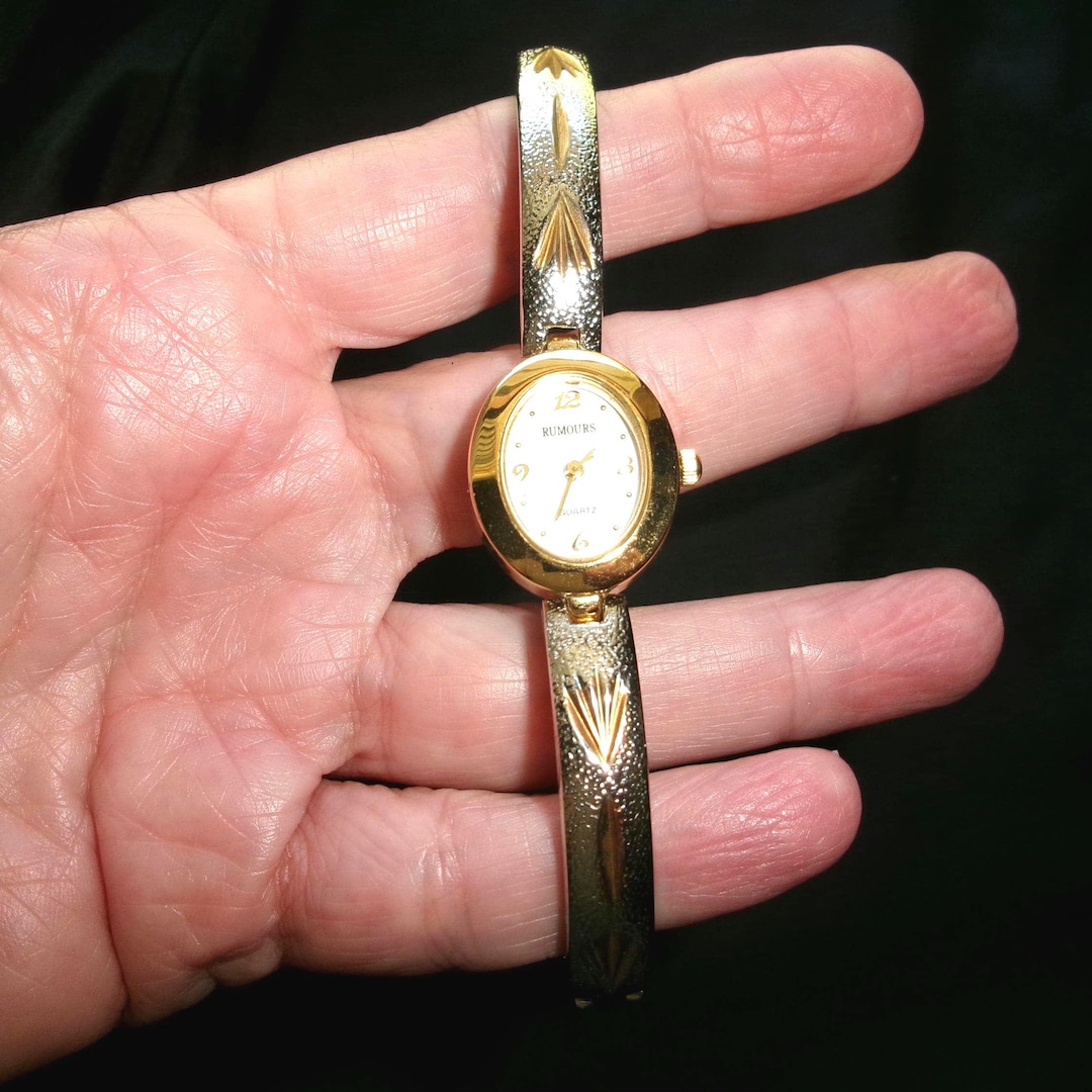 Vintage Rumours Watch Two Tone Link Bracelet, Womens Quartz 90s ...
