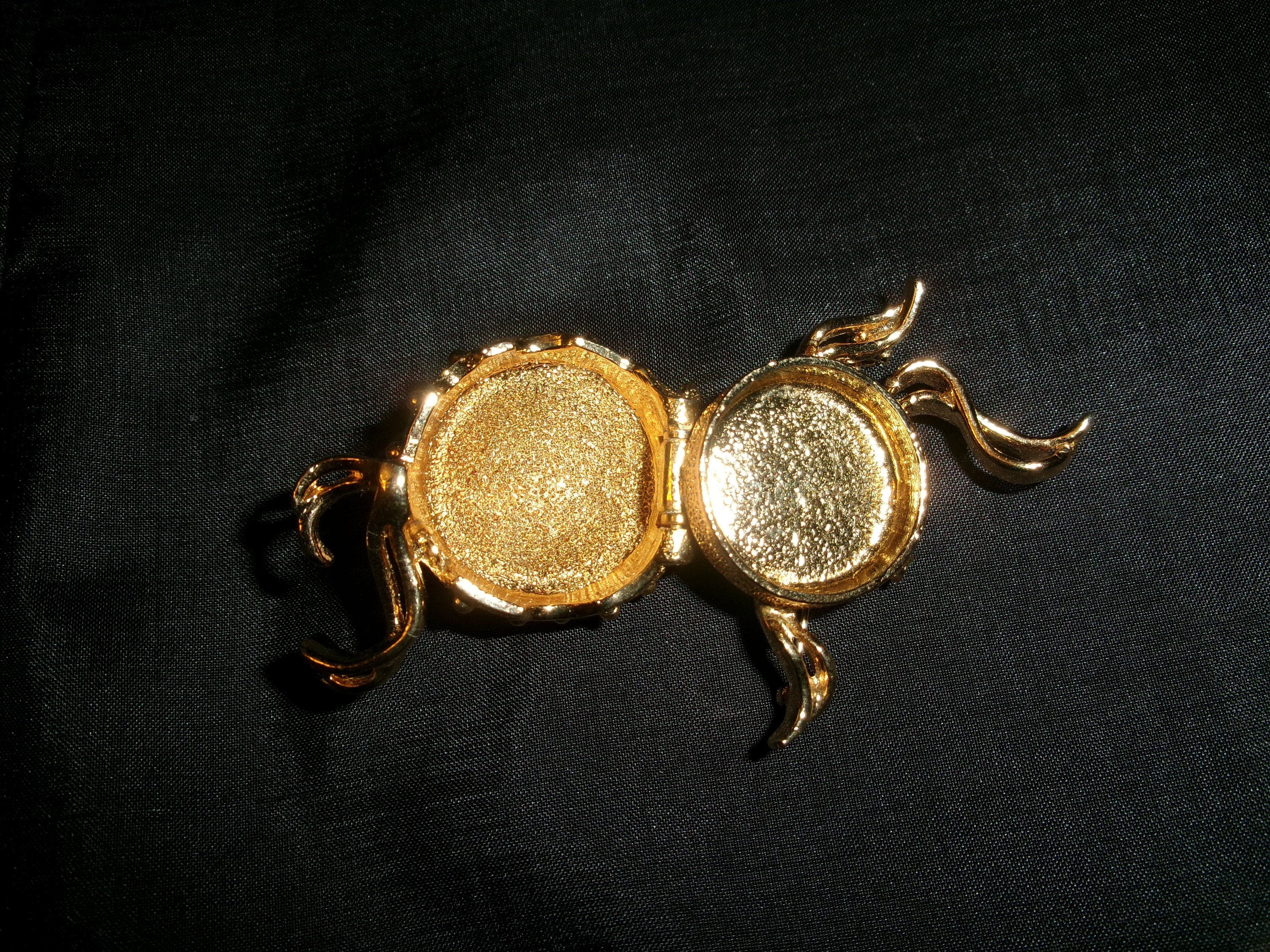 Vintage Puffer Fish Brooch, Solid Fragrance Fuller Brush Pin, Goldtone ...