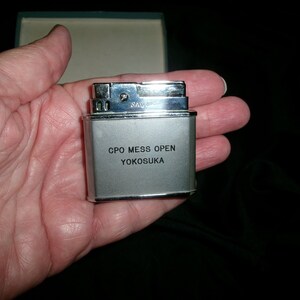 Vintage CPO Mess Open Yokosuka Lighters Set, His and Hers Sarome Super ...