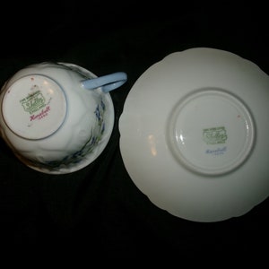 Vintage Harebell Pattern Shelley China Cup and Saucer, English Fine ...