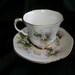 Vintage Mayflower Pattern Cup and Saucer, Royal Adderley Canadian ...