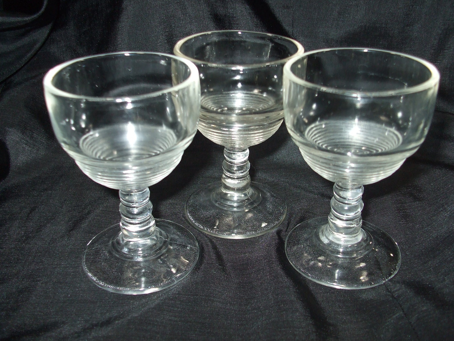 Vintage Art Deco Sherry Set of 3 Cordial Whiskey Cocktail | Etsy