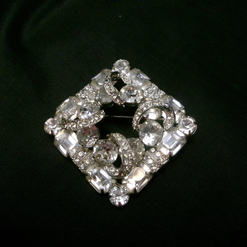 Square Brooch - Etsy