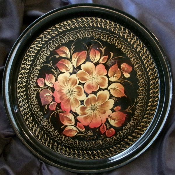 Russian Metal Tray - Etsy