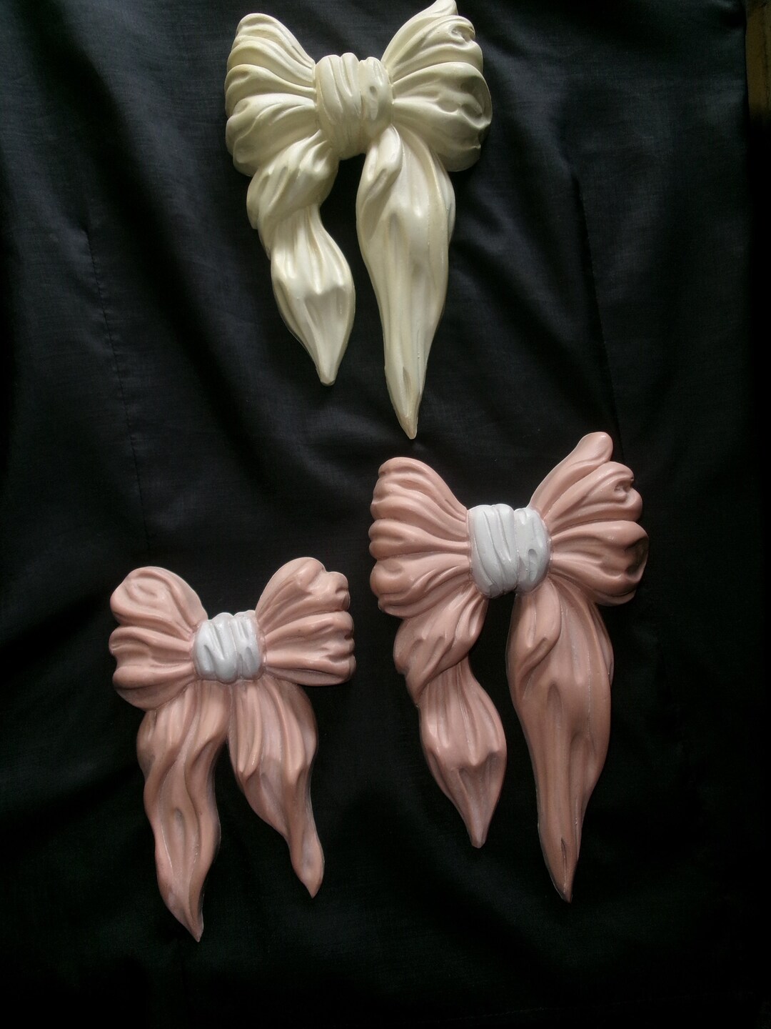 Vintage Homco Wall Bows Old Plastic Wall Decor for Bedroom or - Etsy