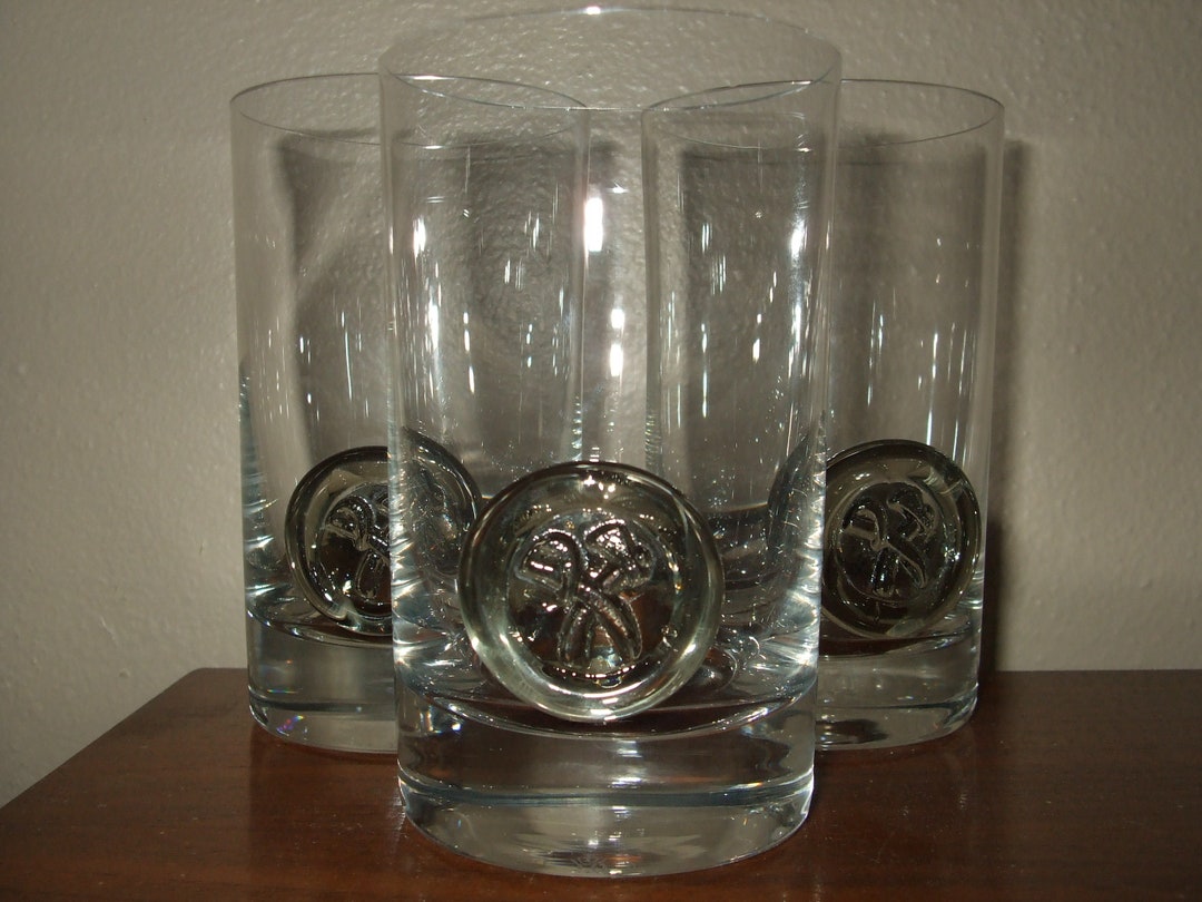 Vintage Rosenthal Crystal Pirate Beer Glasses, Set of 3 Sword or Hammer ...