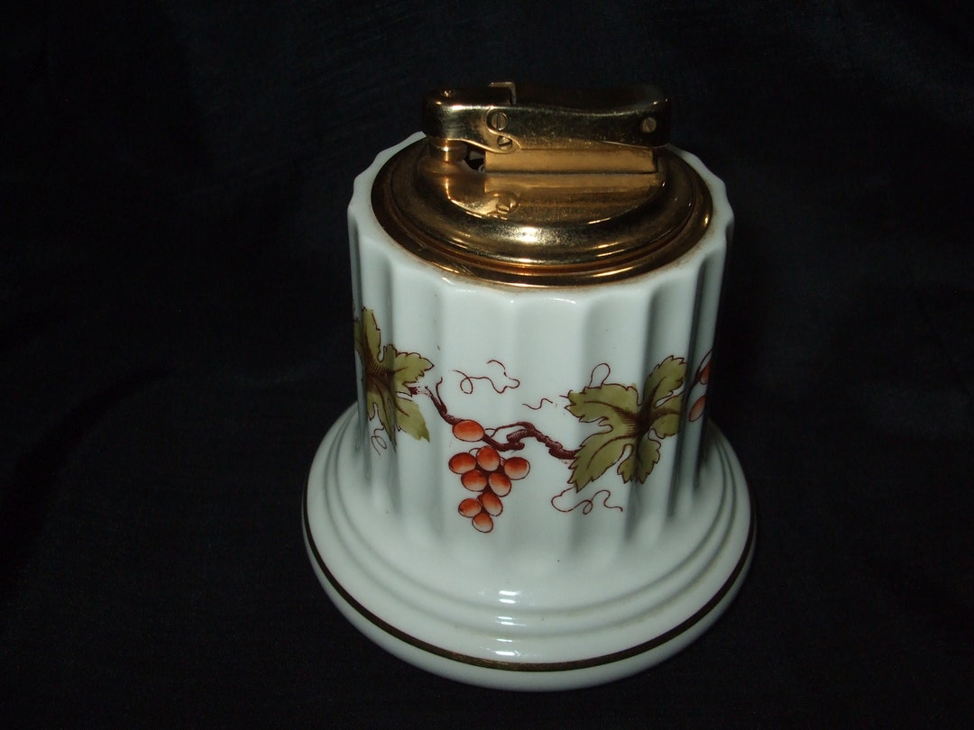 Vintage Colibri Table Lighter, English China Lighter , Crown ...