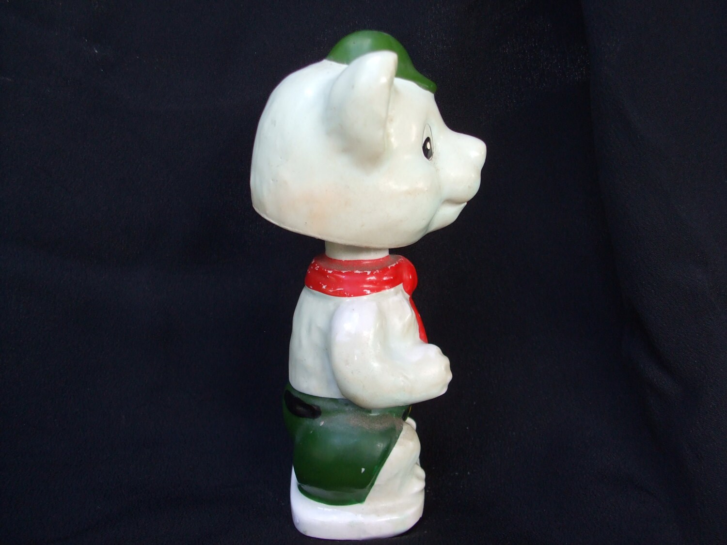 Vintage Ceramic Bobblehead Unusual Made in Japan Bear - Etsy