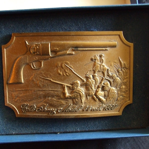 Vintage Colt Belt Buckle - Etsy