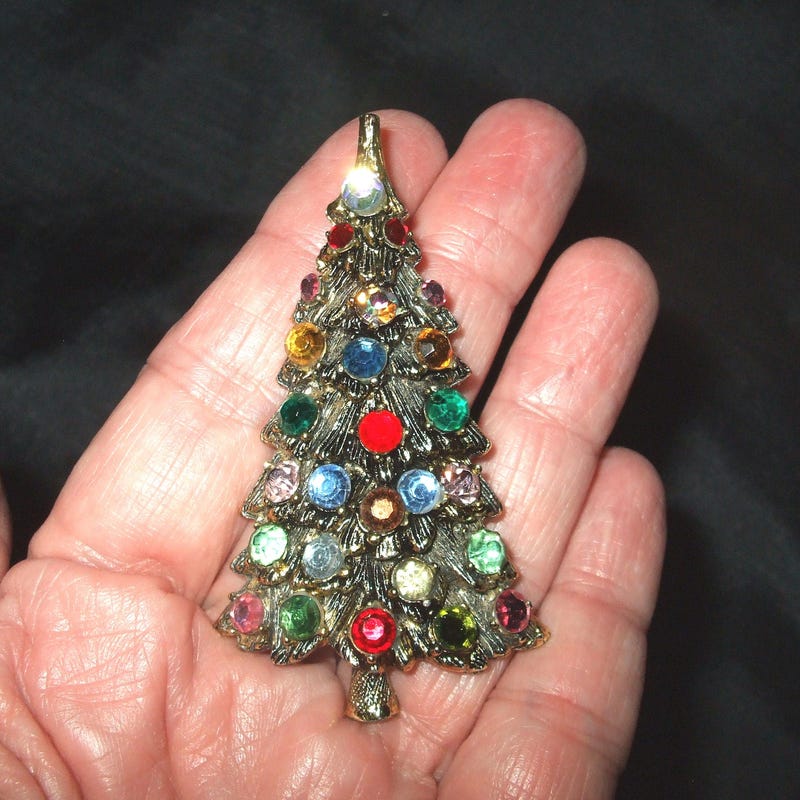 Christmas Tree Pin - Etsy