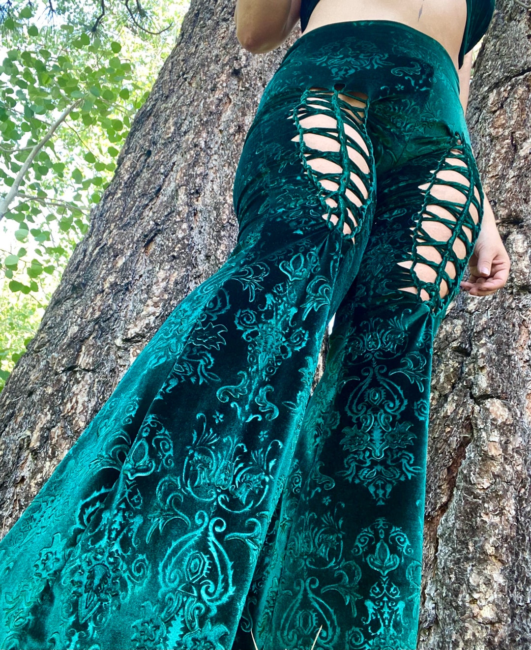 Forest Fairy Bells- More Color Options, Embossed Velvet, Braided Velvet ...