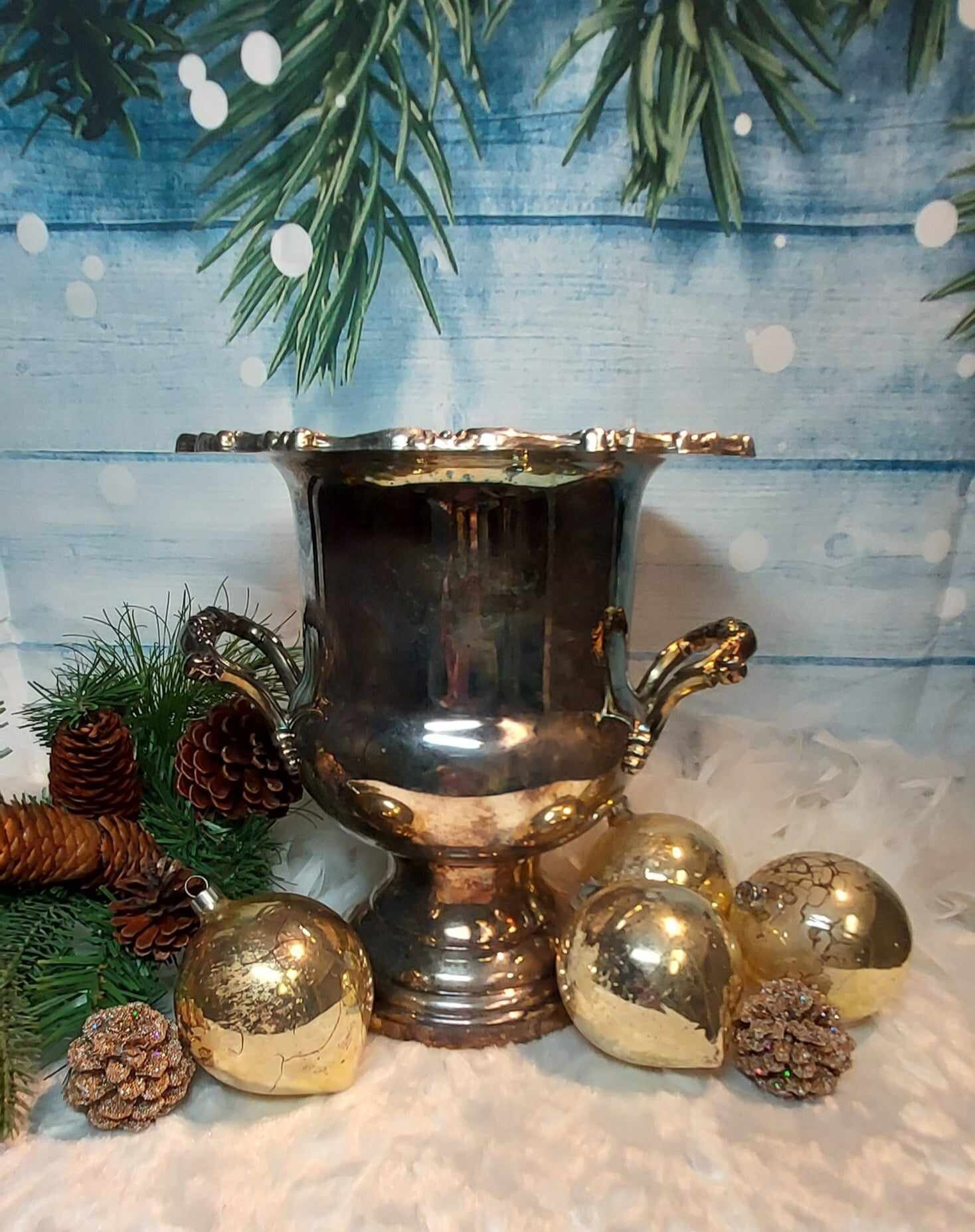 Silver Plate Champagne Bucket Vintage Oneida Du Maurier Silver - Etsy