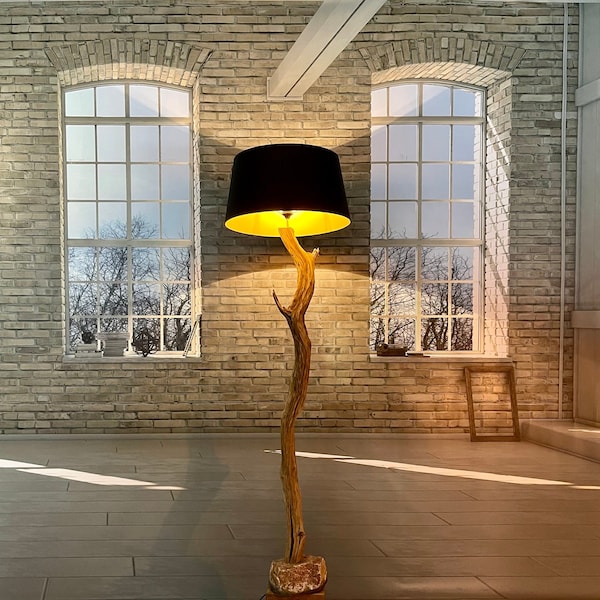 Rustic Floor Lamp - Etsy