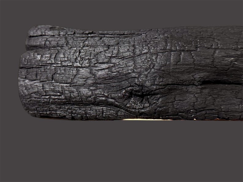 Ceiling Lamp Deep Burnt Driftwood Yakisugi Style With Dimmable Dual LED ...